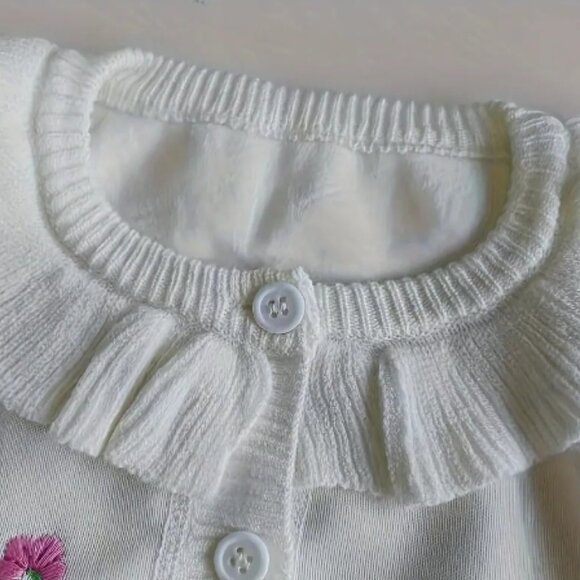 Shirts & Tops | Boutique Girls Bunny Rabbit Easter Cardigan Sweater ...